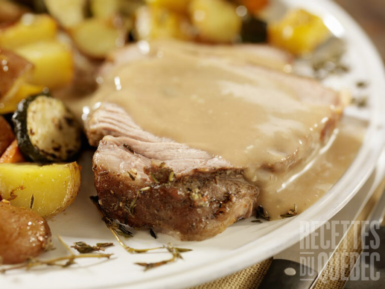 Filet de porc à la dijonnaise - Tabliers en folie